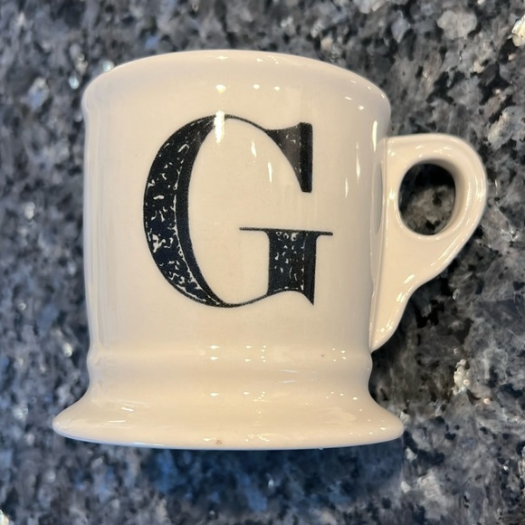 Anthropologie | Dining | Anthropologie Letter G Large Mug | Poshmark